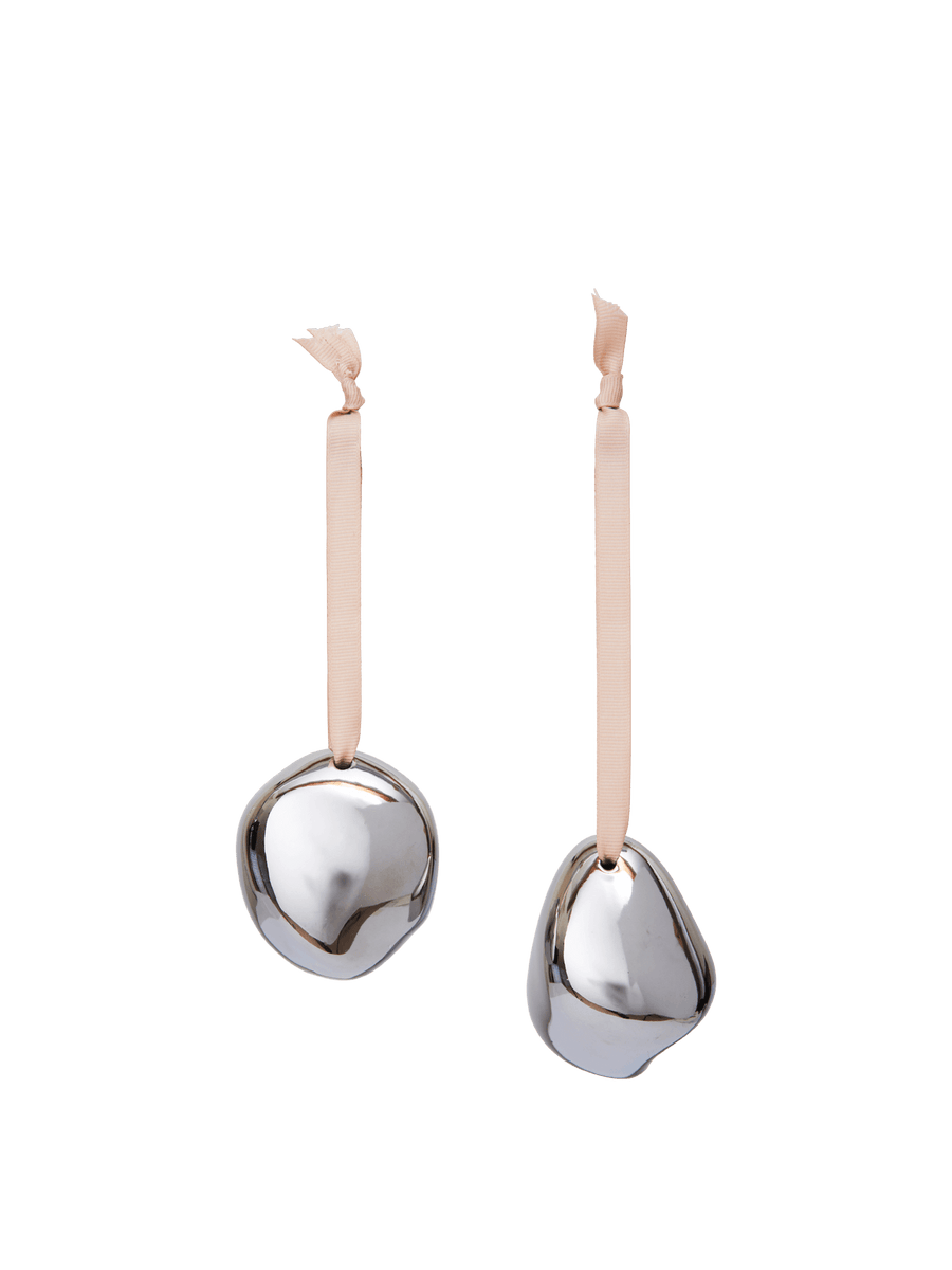 Bellure Baubles - Set of 2 - Silver – Ferm Living